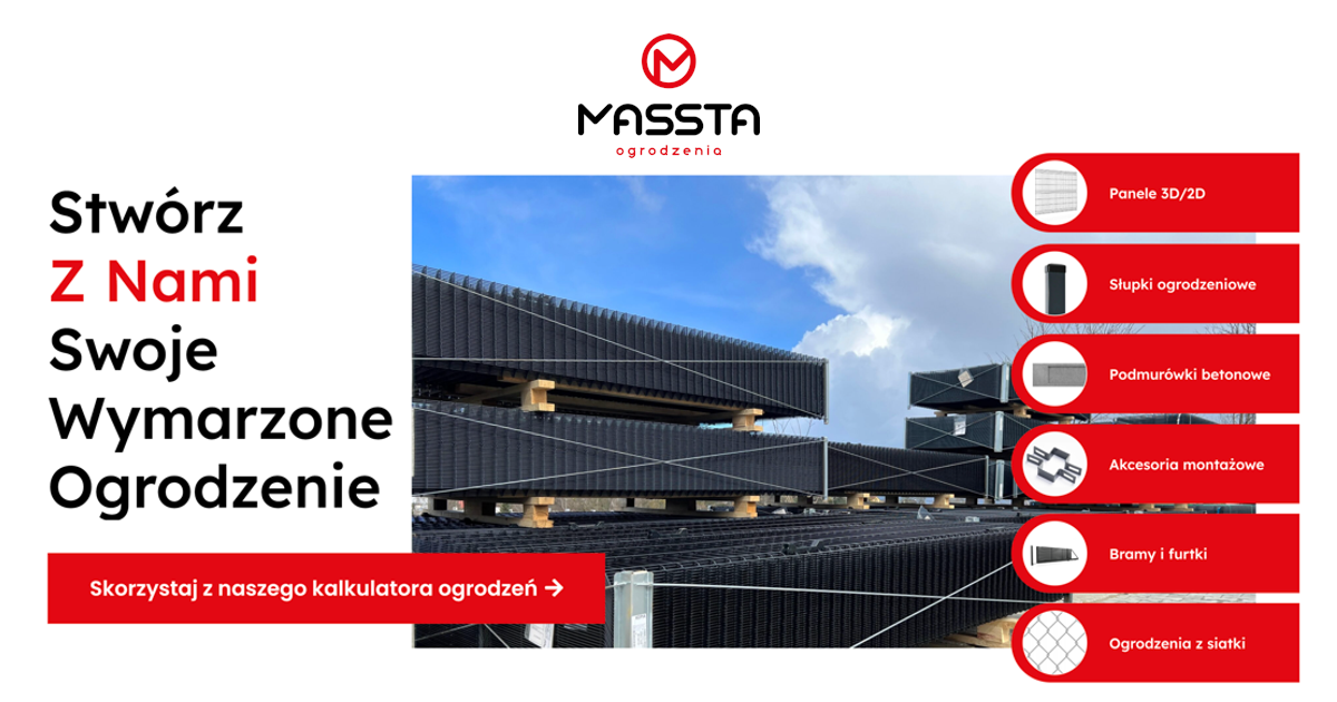 Ogrodzenia Cieszyn - Hurtownia paneli ogrodzeniowych - Massta.pl